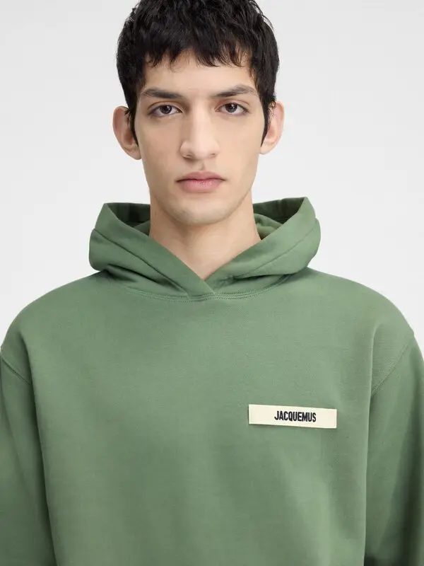 Jacquemus Typo Drawstring Hoodie