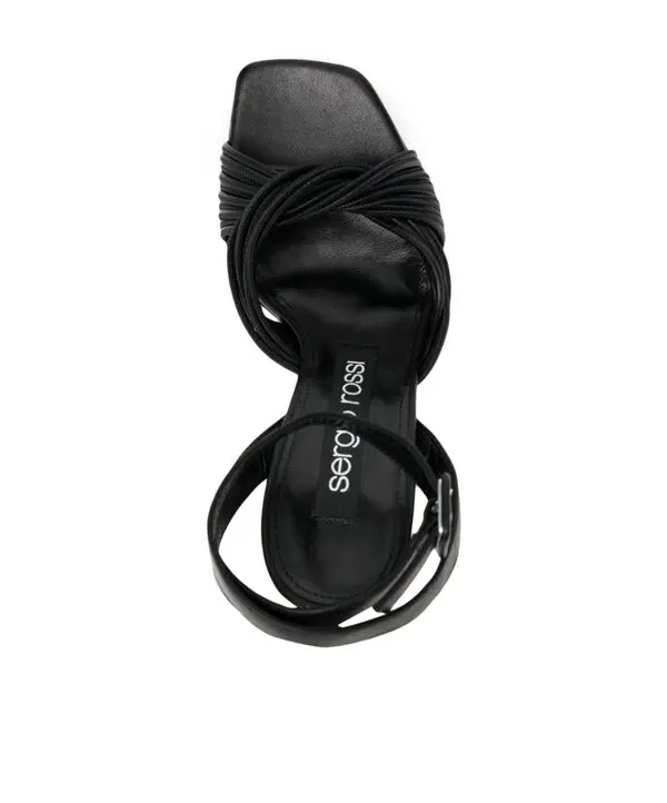SERGIO ROSSI Square-headed High-heeled Sandals