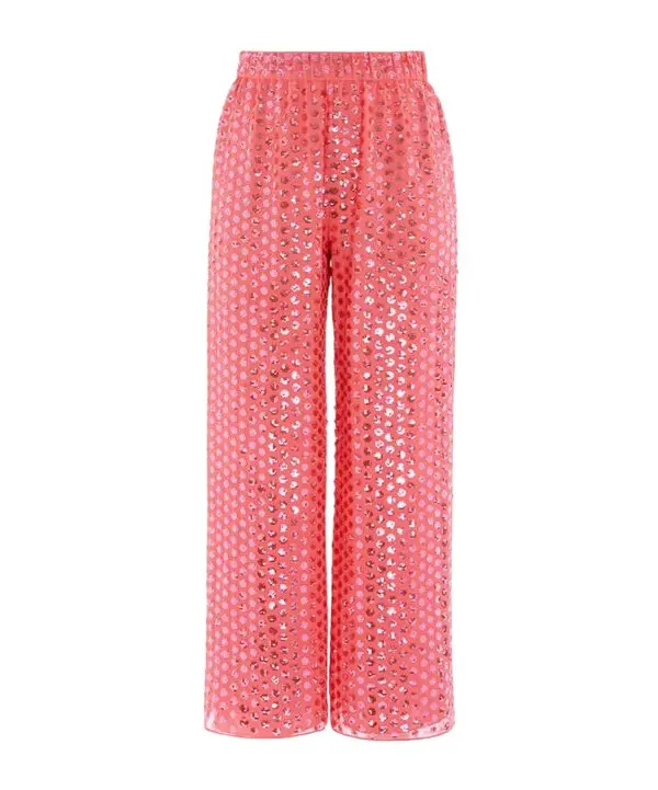 NEEDLE  THREAD Needle & Thread Raindrop Gloss Trousers