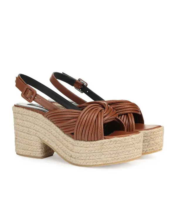 SERGIO ROSSI Thick-soled High-heeled Sandals