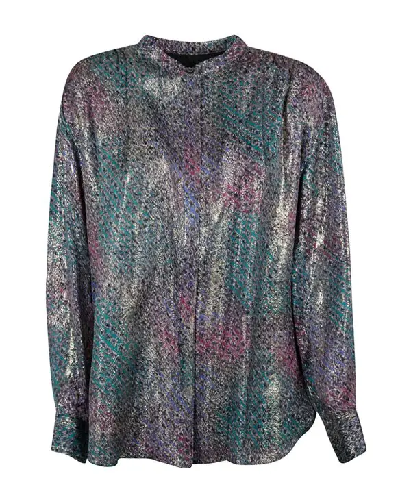 Isabel Marant Étoile Long-sleeved Stand-neck Shirt - Black