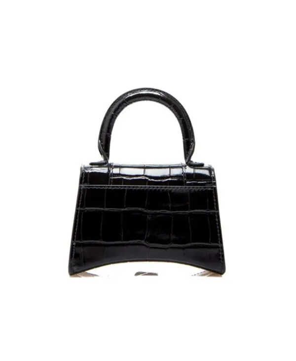 Balenciaga Mini Hourglass Da Donna In Nero