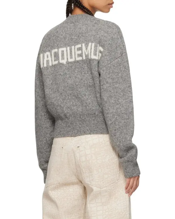 Jacquemus Logo Intarsia Knit Sweater