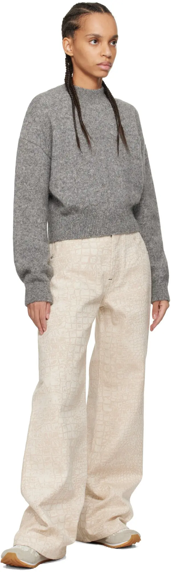 Jacquemus Logo Intarsia Knit Sweater