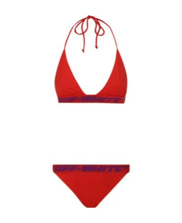 Off-White Logo-band Bikini Set