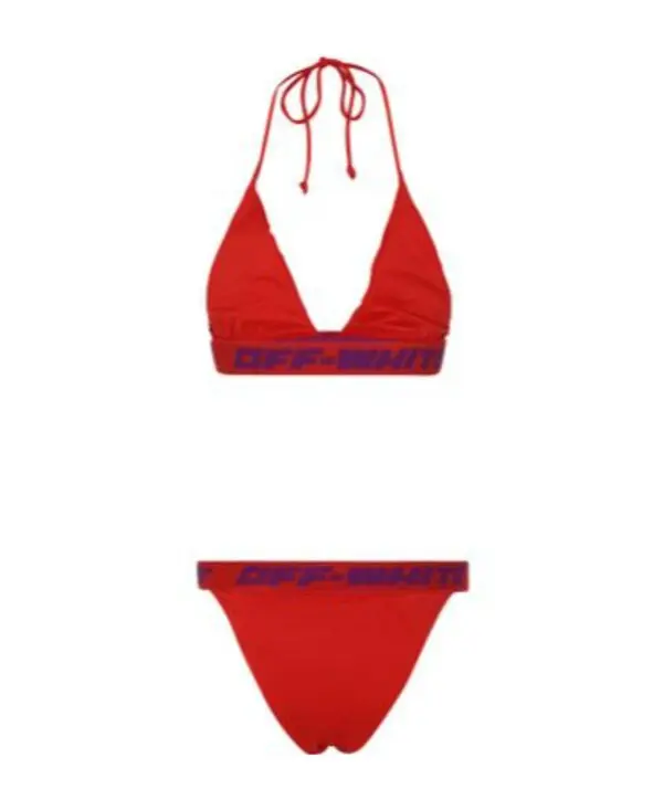 Off-White Logo-band Bikini Set