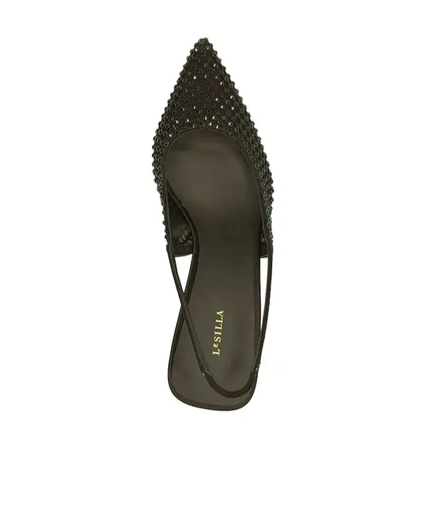 LE SILLA Gilda 60mm Embellished Slingback Pumps
