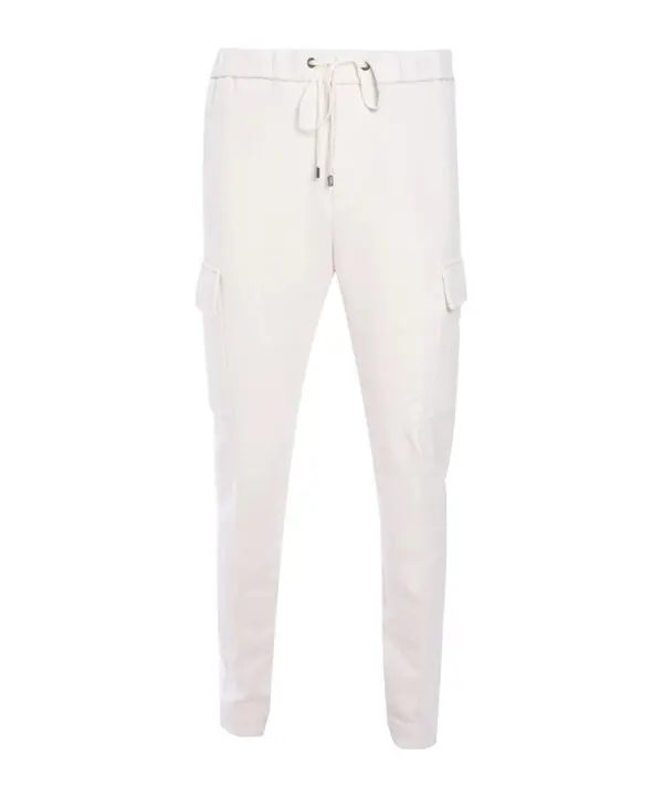 Peserico Logo-plaque Track Pants - White
