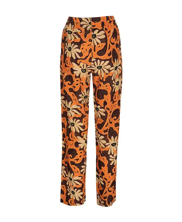Nanushka Floral Printed Wide-legged Pants