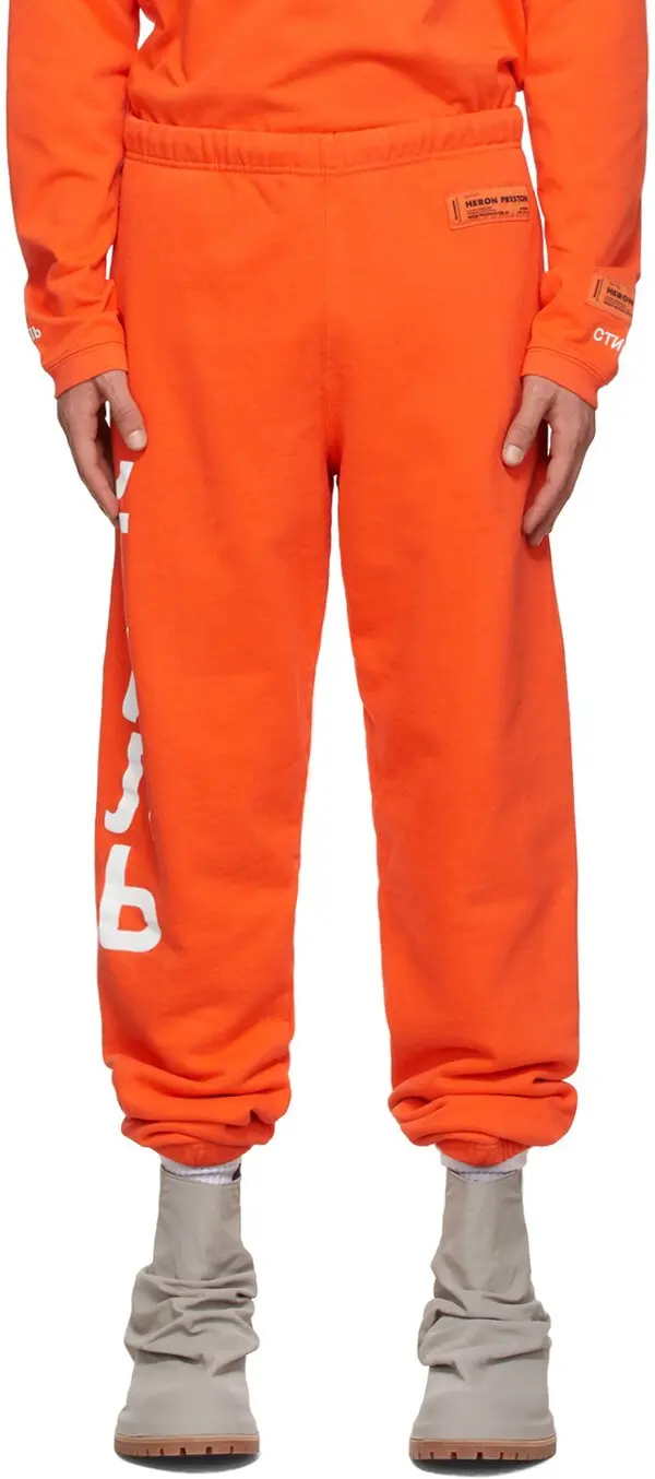 Heron Preston Logo Print Elasticated-waist Track Pants