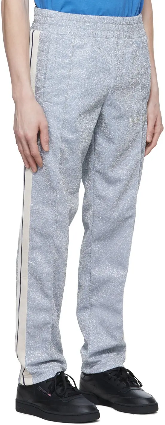 Palm Angels Metallic Logo-embroidered Track Pants