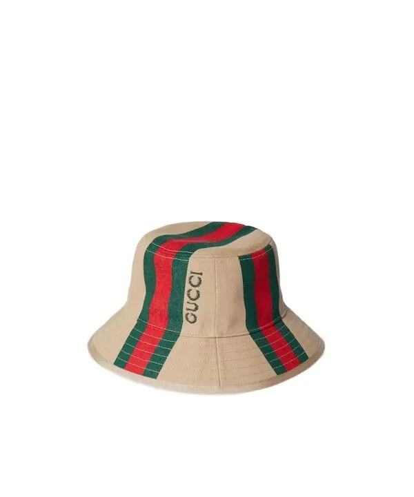 Gucci Web Detailed Bucket Hat