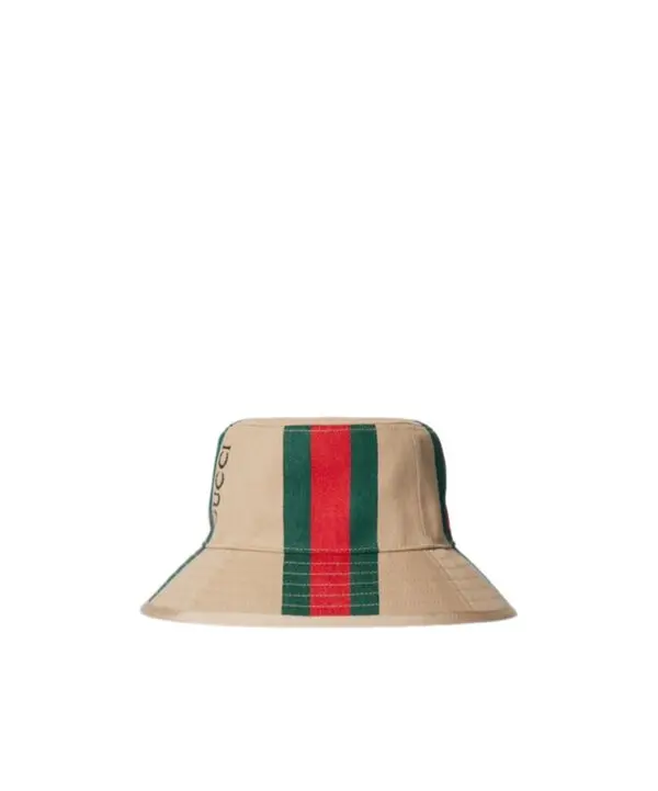 Gucci Web Detailed Bucket Hat