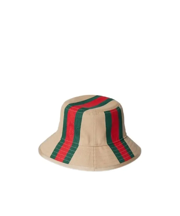 Gucci Web Detailed Bucket Hat