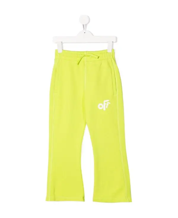 Off-White Logo-print Flared Track Pants