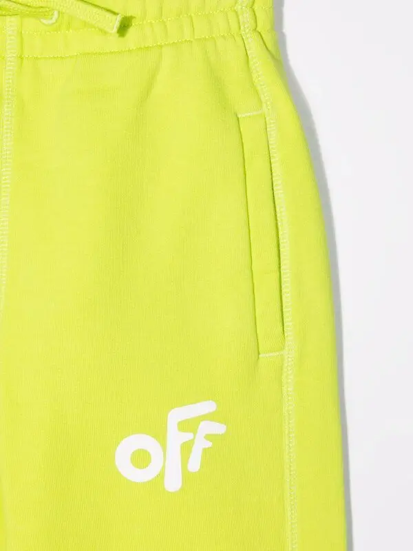 Off-White Logo-print Flared Track Pants