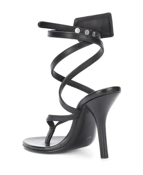 Off-White Zip-tie Tag Strappy Sandals
