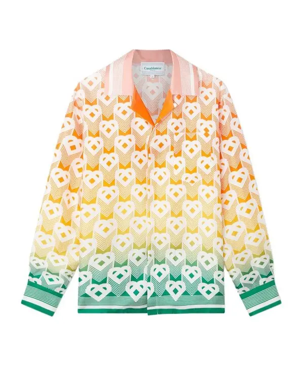 Casablanca Gradient Heart Monogram Shirt