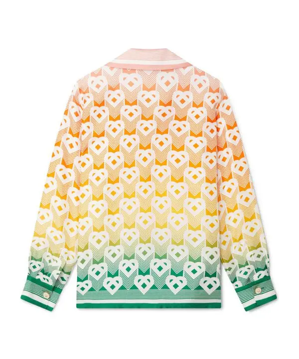 Casablanca Gradient Heart Monogram Shirt