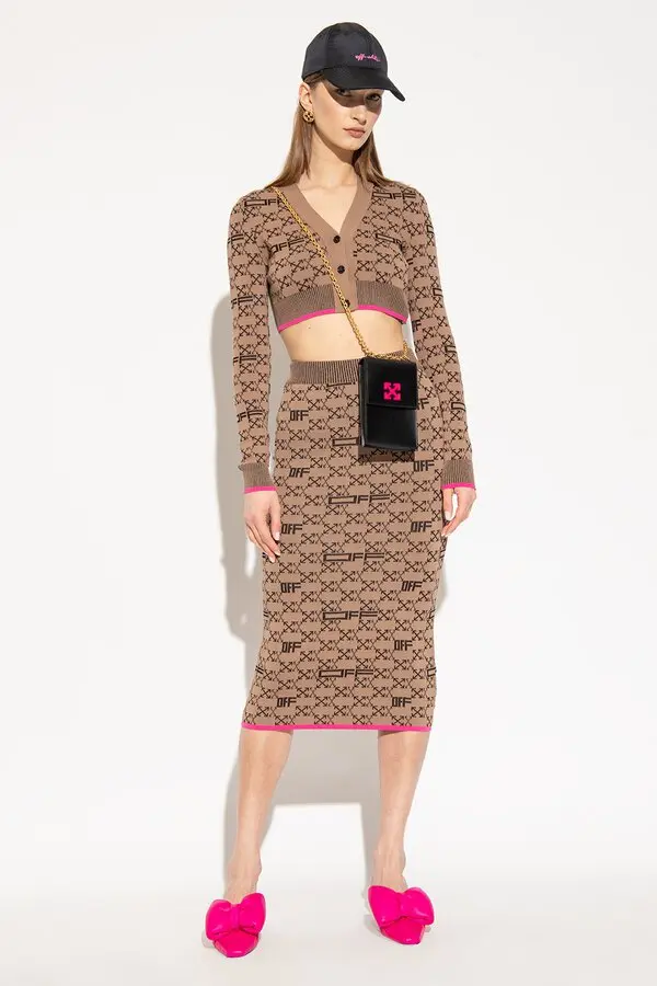 Off-White Allen Padded-bow Leather Mules