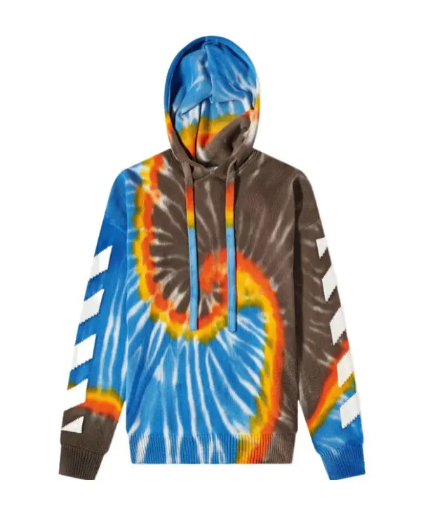 Off-White Arrows-motif Drawstring Hoodie - Multicolor