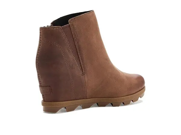 Sorel Joan Rhapsody Zip Wedge Ankle Boots - Brown