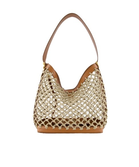 Stella McCartney Logo Knitted Shoulder Bag