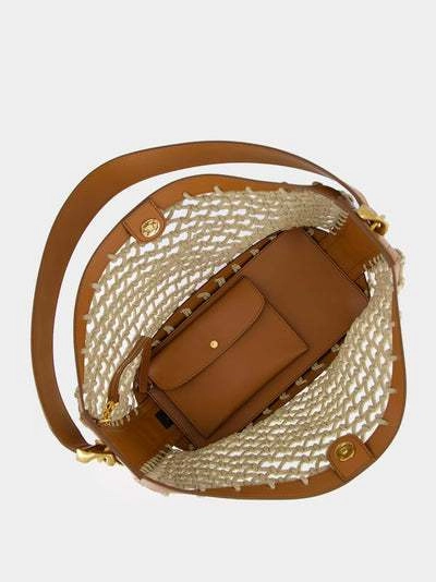 Stella McCartney Logo Knitted Shoulder Bag