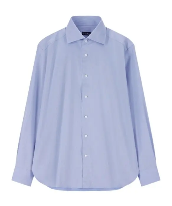 Zegna Long-sleeved Shirt - Blue