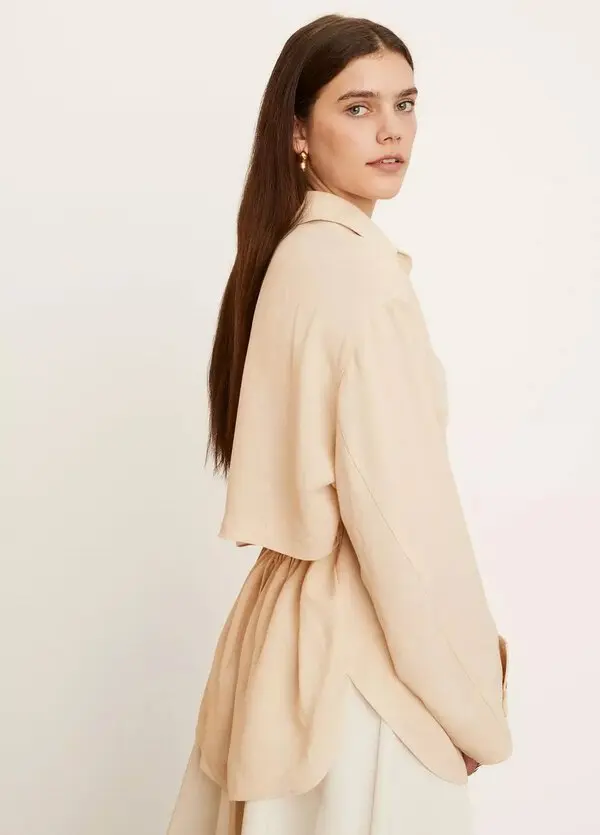 Vince Tie-fastened Open Back Shirt