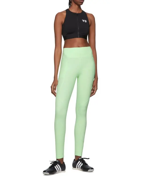 Y3 Panelled Logo Leggings