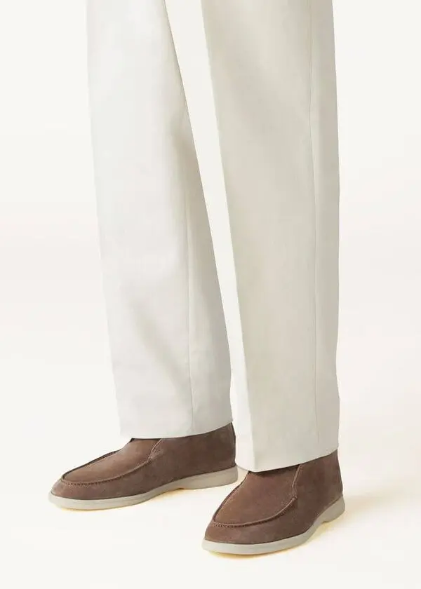 Loro Piana Open Walk Round-headed Boots