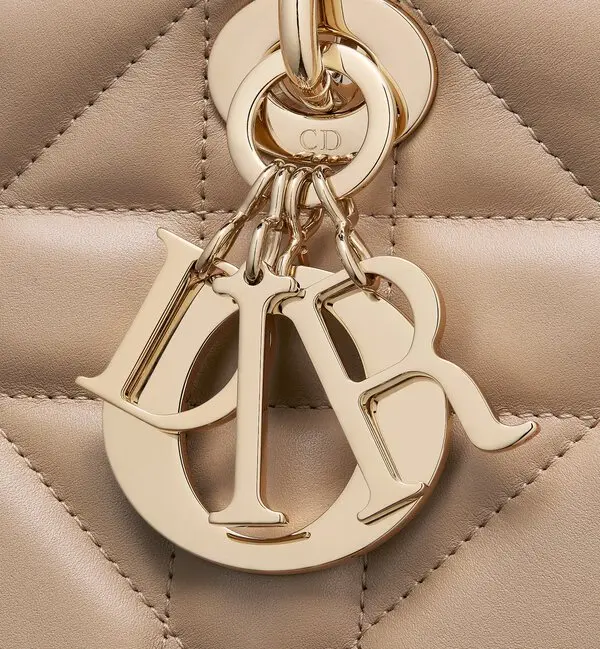 Dior Large Lady D-sire Bag - Nude