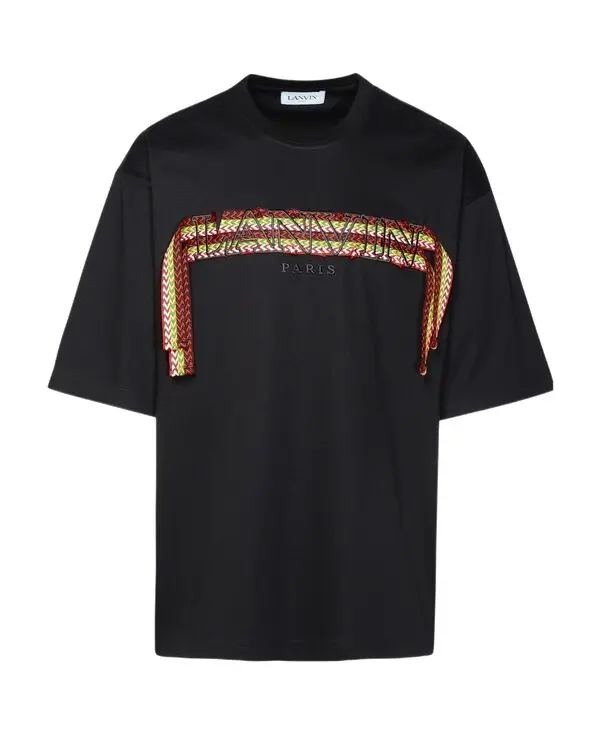 LANVIN Curblace Crewneck T-shirt - Black