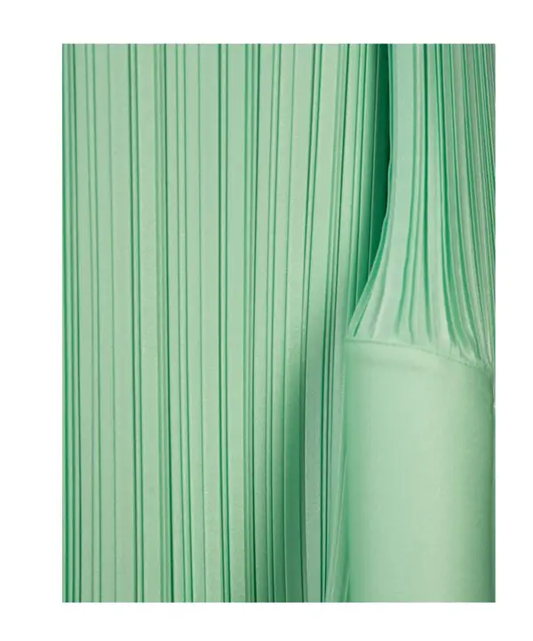 LANVIN Pleated Asymmetric-hem Maxi Skirt