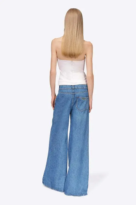 AREA Wide-leg Jeans