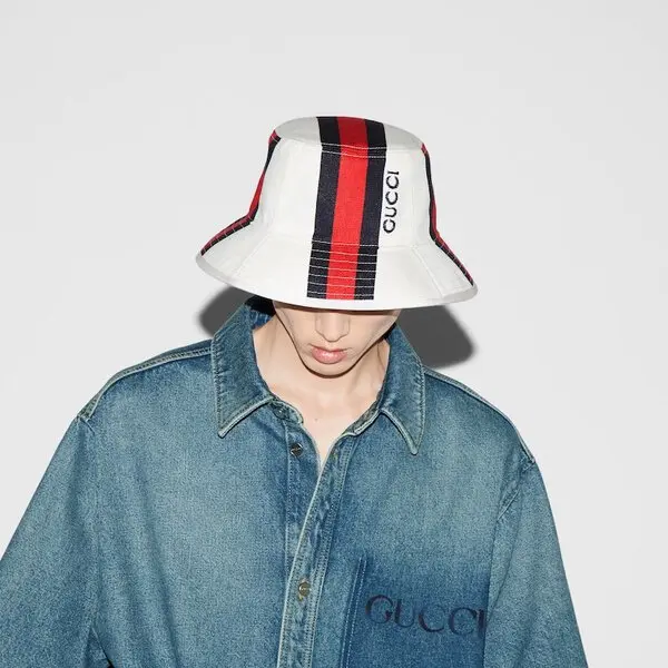 Gucci Ribbon Fisherman's Hat