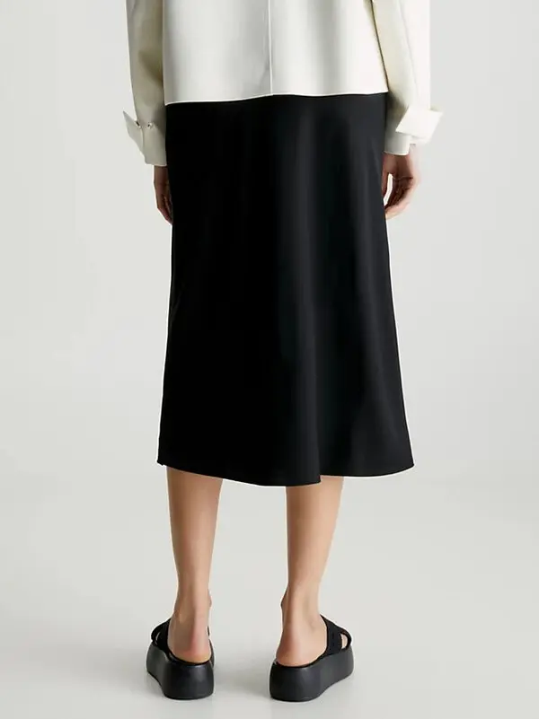 Calvin Klein Crepe Midi Skirt