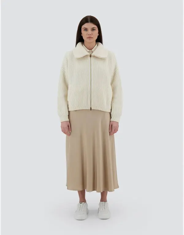 Herno Wool Zipped Cardigan
