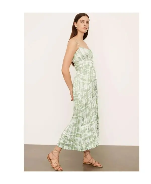 Vince Tie-dyed Suspender Dress