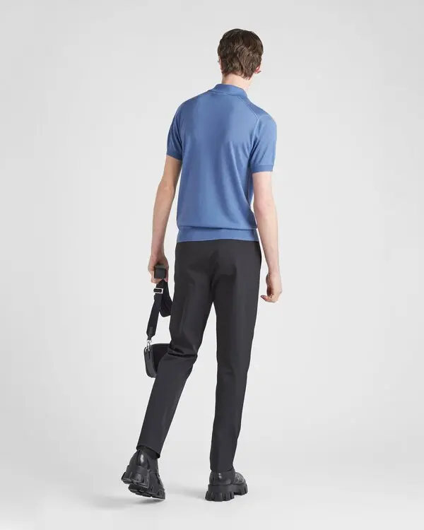 Prada Cashmere Polo Shirt