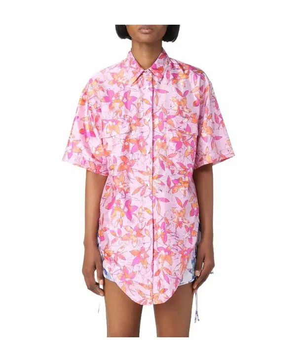 Isabel Marant Étoile Short Sleeve Floral Print Shirt