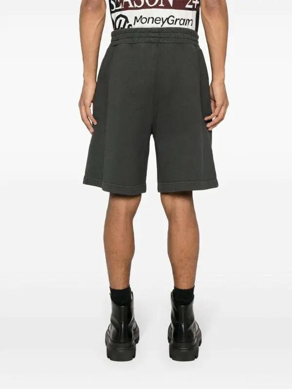 Palm Angels Palm Tree-printed Elasticated Waist Track Shorts