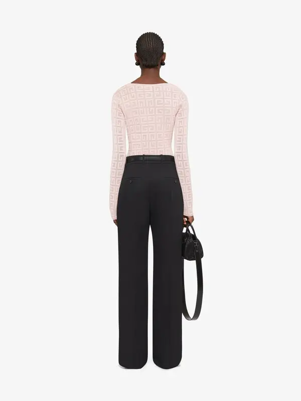 Givenchy 4g Jacquard Draped Sweater