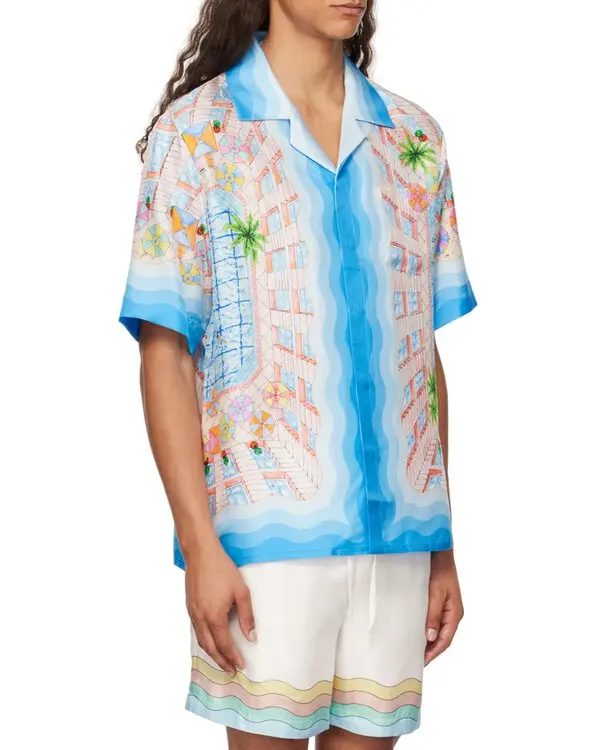 Casablanca Le Plongeon Shirt - Blue