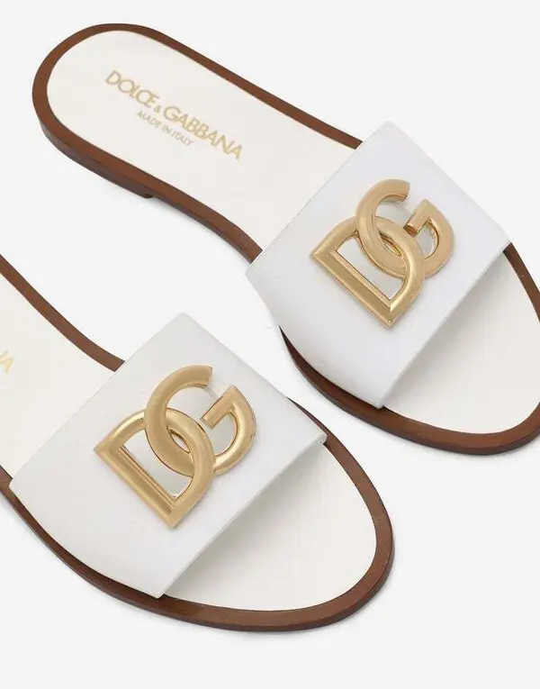 Dolce & Gabbana Dolce Gabbana Dg Logo Lettering Sliders