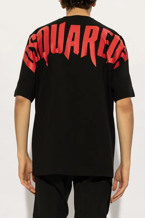 Dsquared2 Logo Printed Crewneck T-shirt