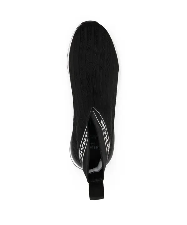 Balmain Logo-intarsia Sock Sneakers