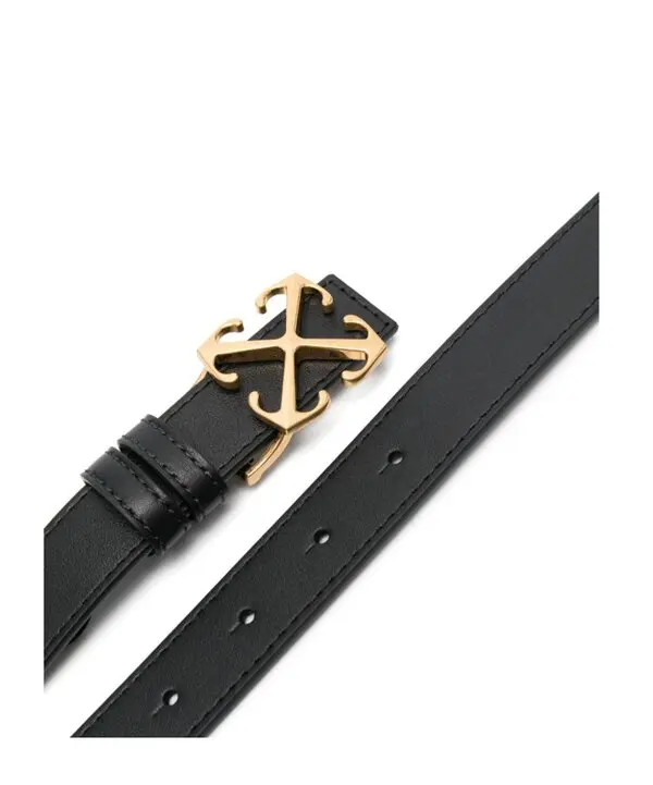 Off-White Arrow Logo Plaque Belt