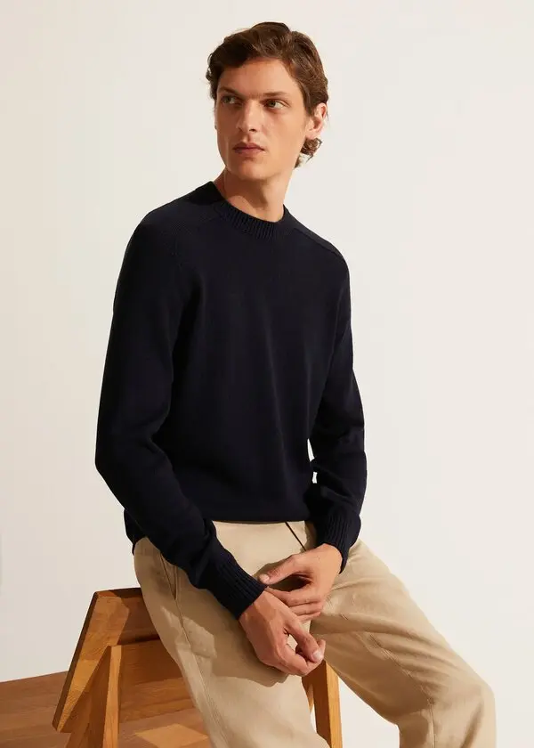 Loro Piana Round-neck And Long-sleeved Sweater